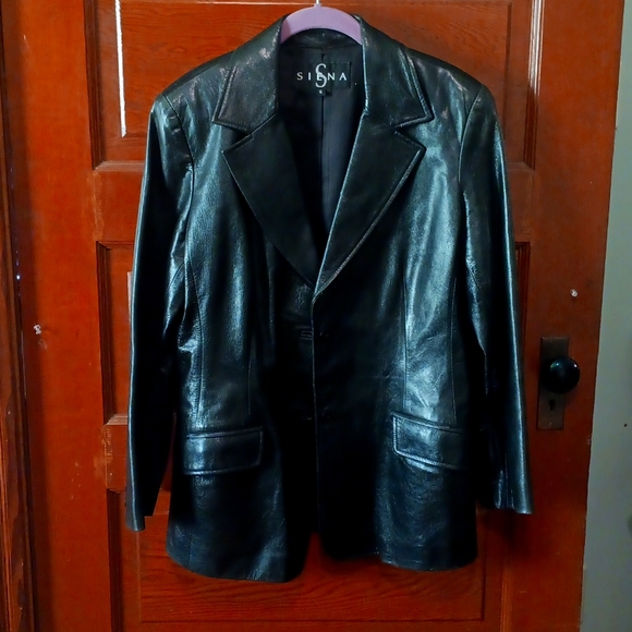 Siena Studio | Jackets & Coats | Womens Waste Length Leather Jacket ...